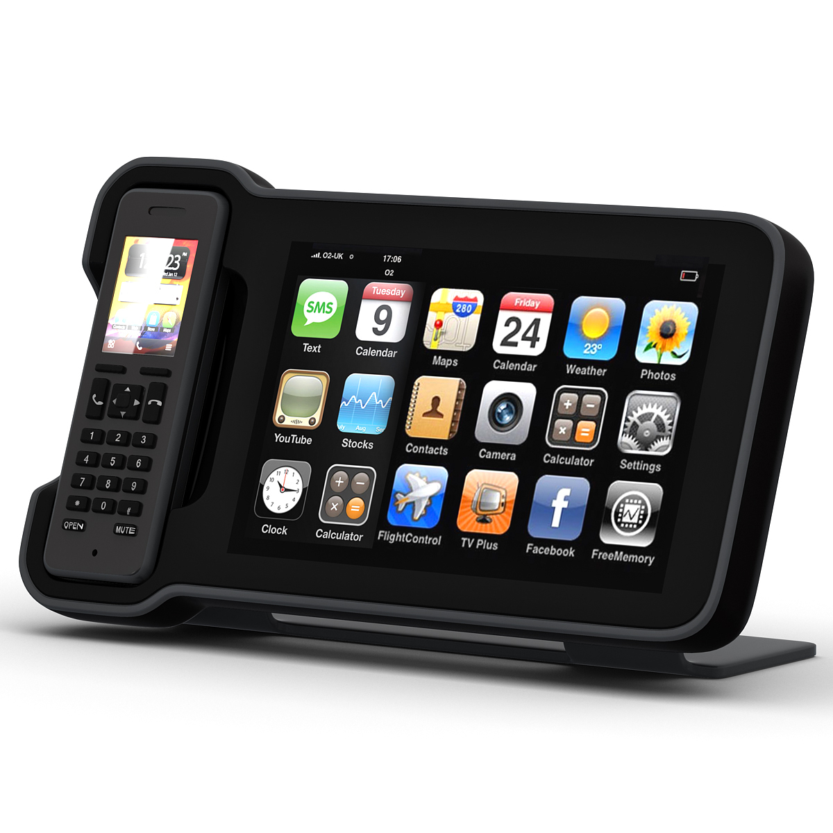 3d model openpeak openframe phone