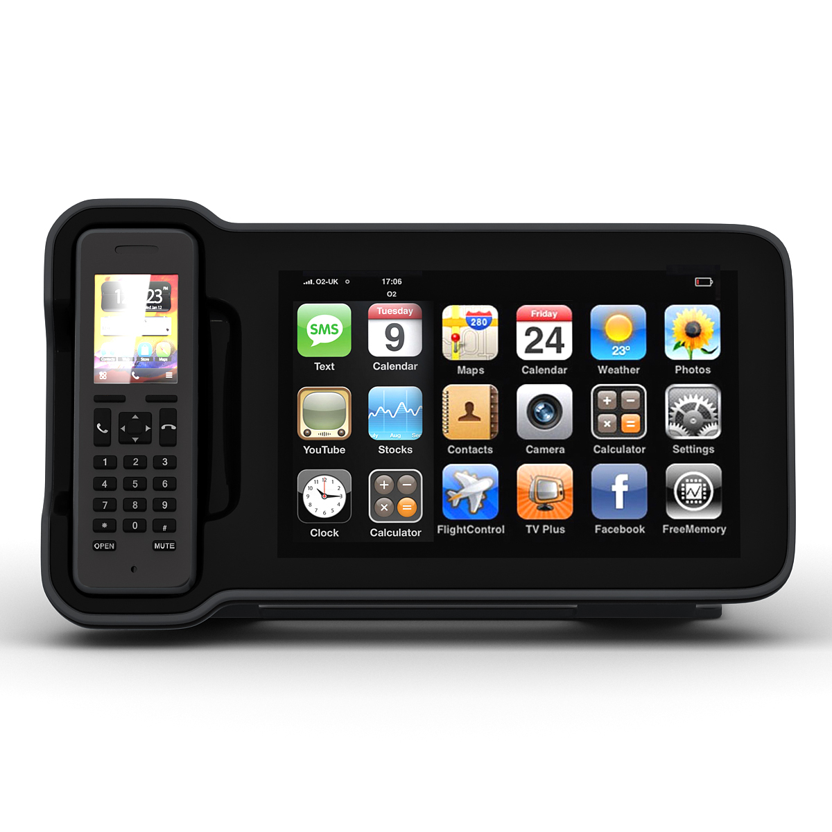 3d model openpeak openframe phone