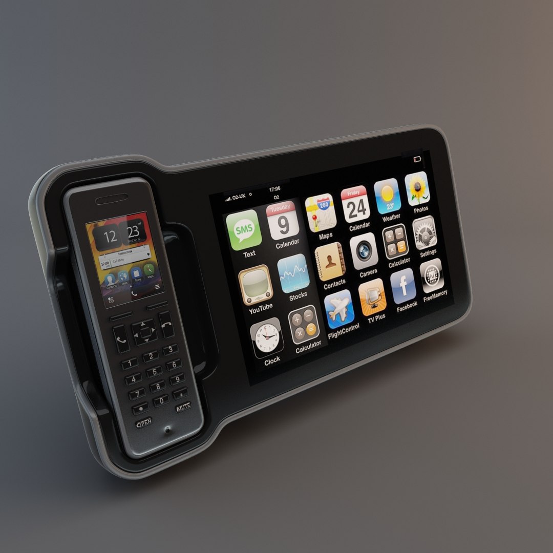 3d Model Openpeak Openframe Phone