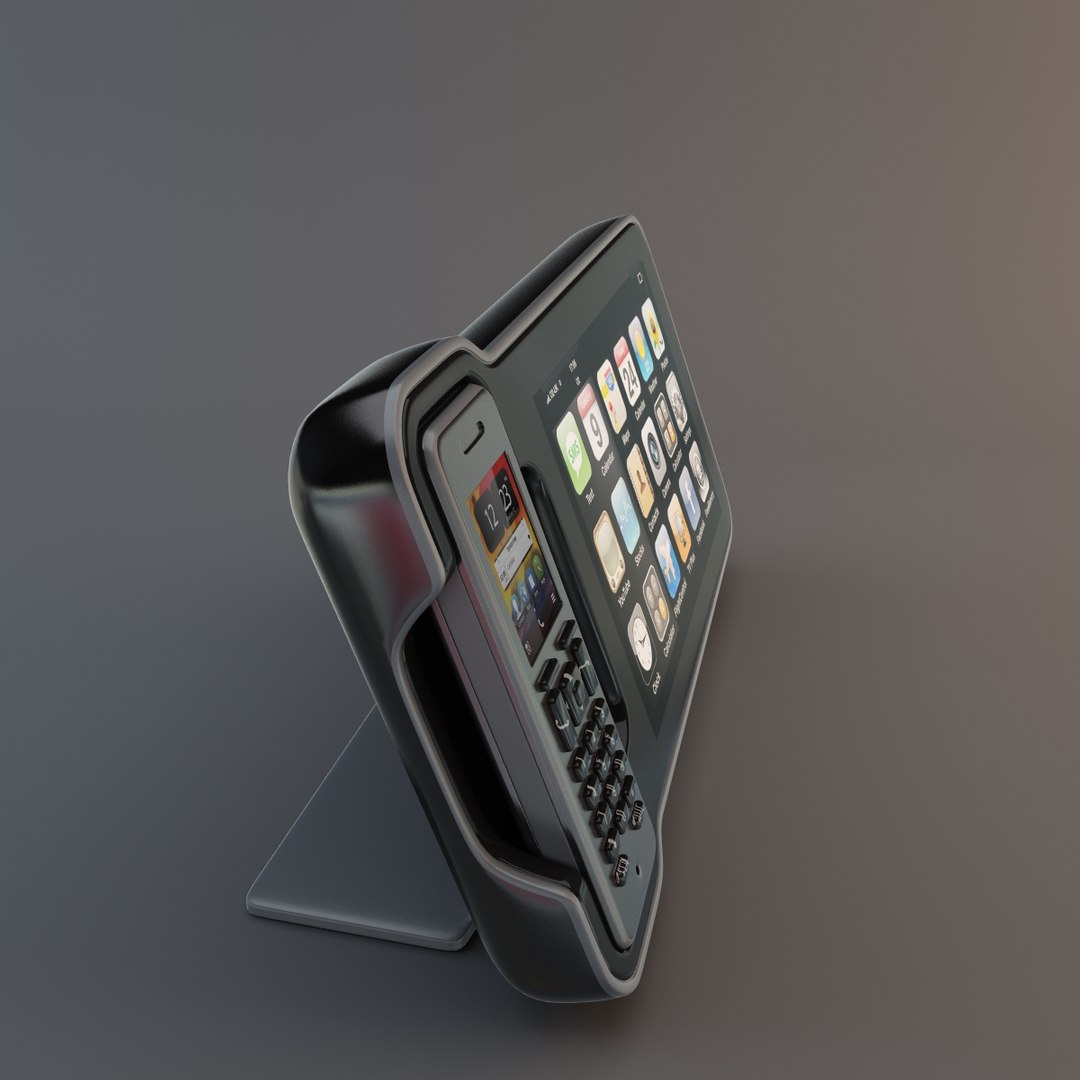 3d Model Openpeak Openframe Phone