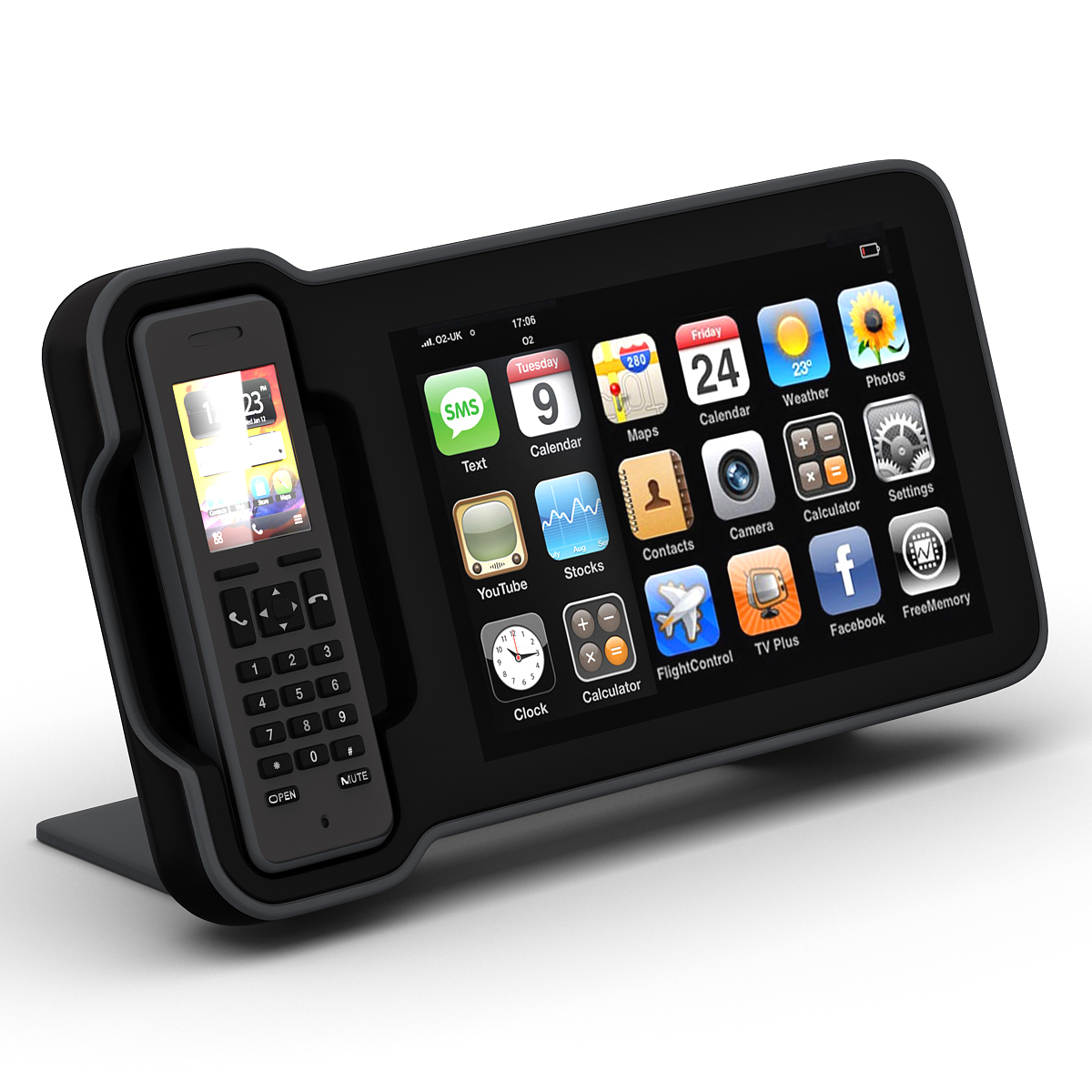 3d model openpeak openframe phone