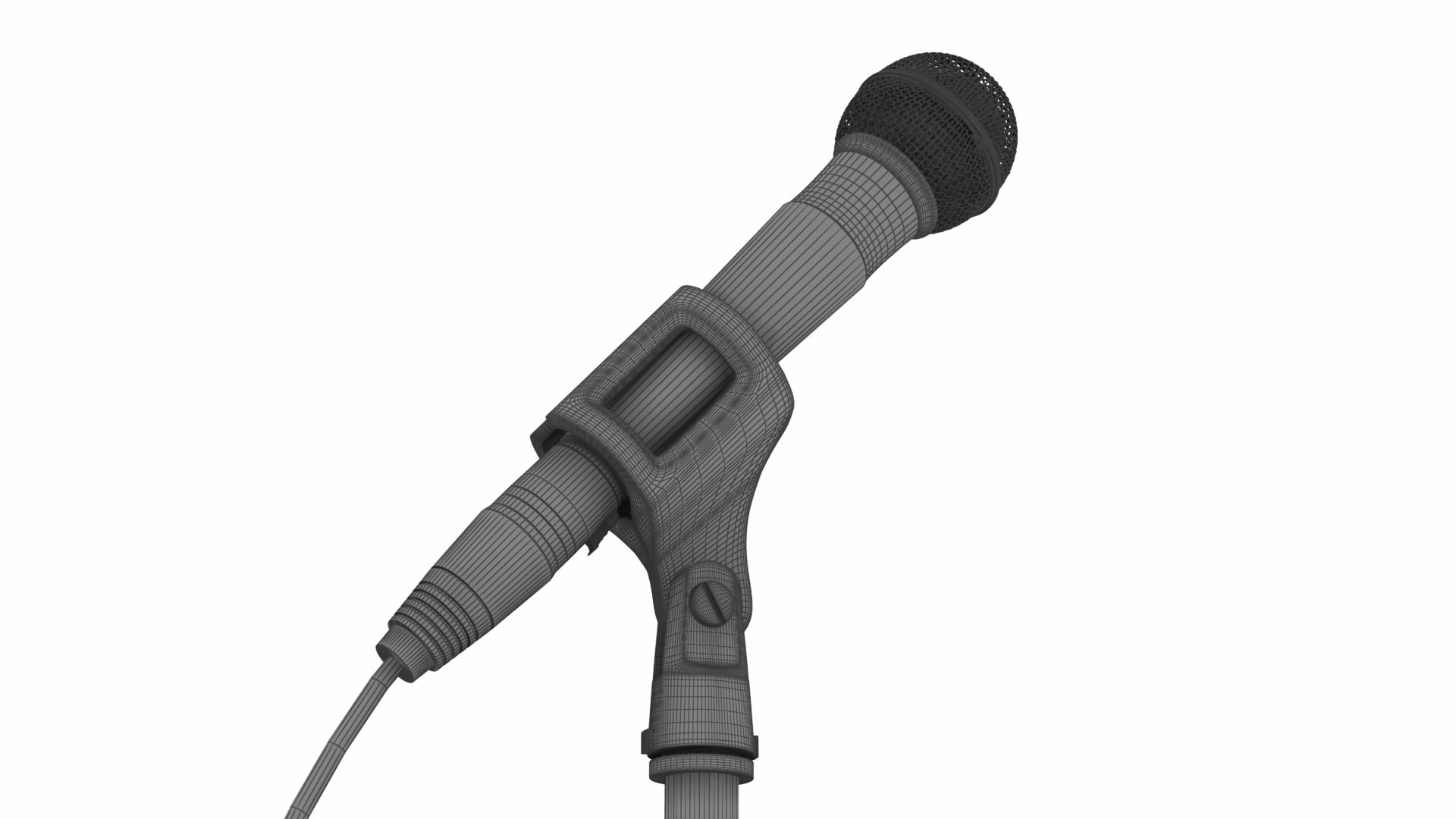 Microphone 1 - Table Stand 3D Model - TurboSquid 1867511