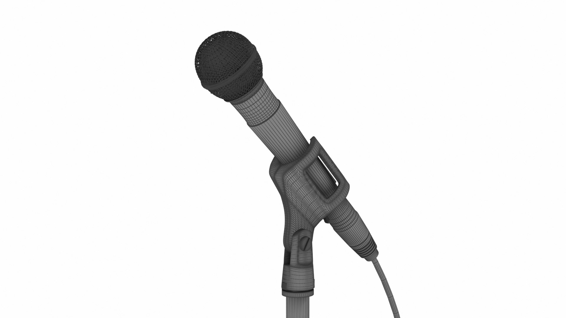 Microphone 1 - Table Stand 3D Model - TurboSquid 1867511