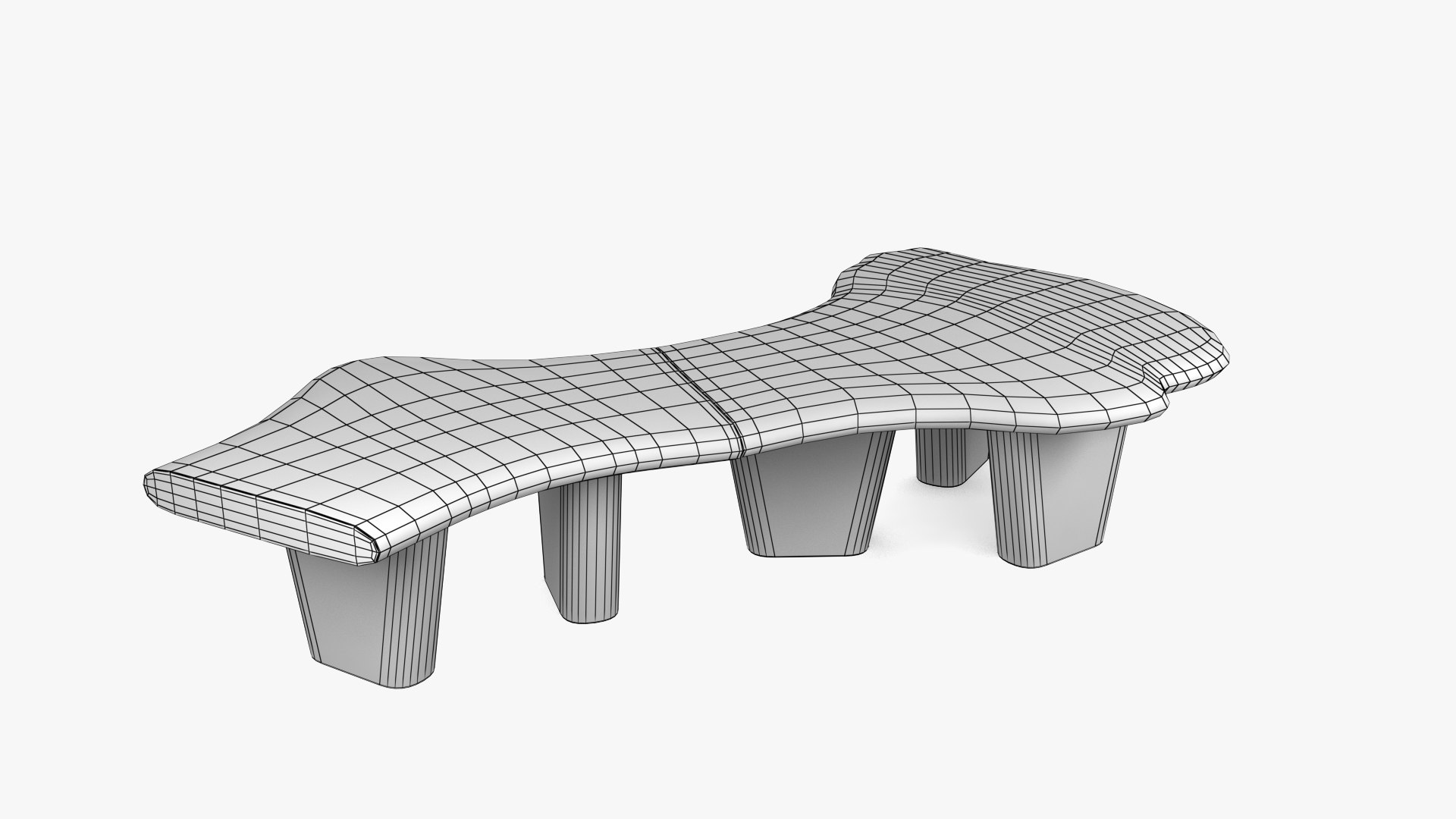 Modern Bench 3D Model - TurboSquid 1515881