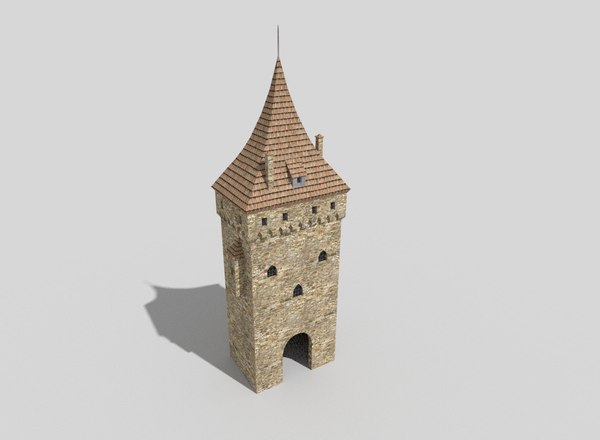 medieval tower 3ds