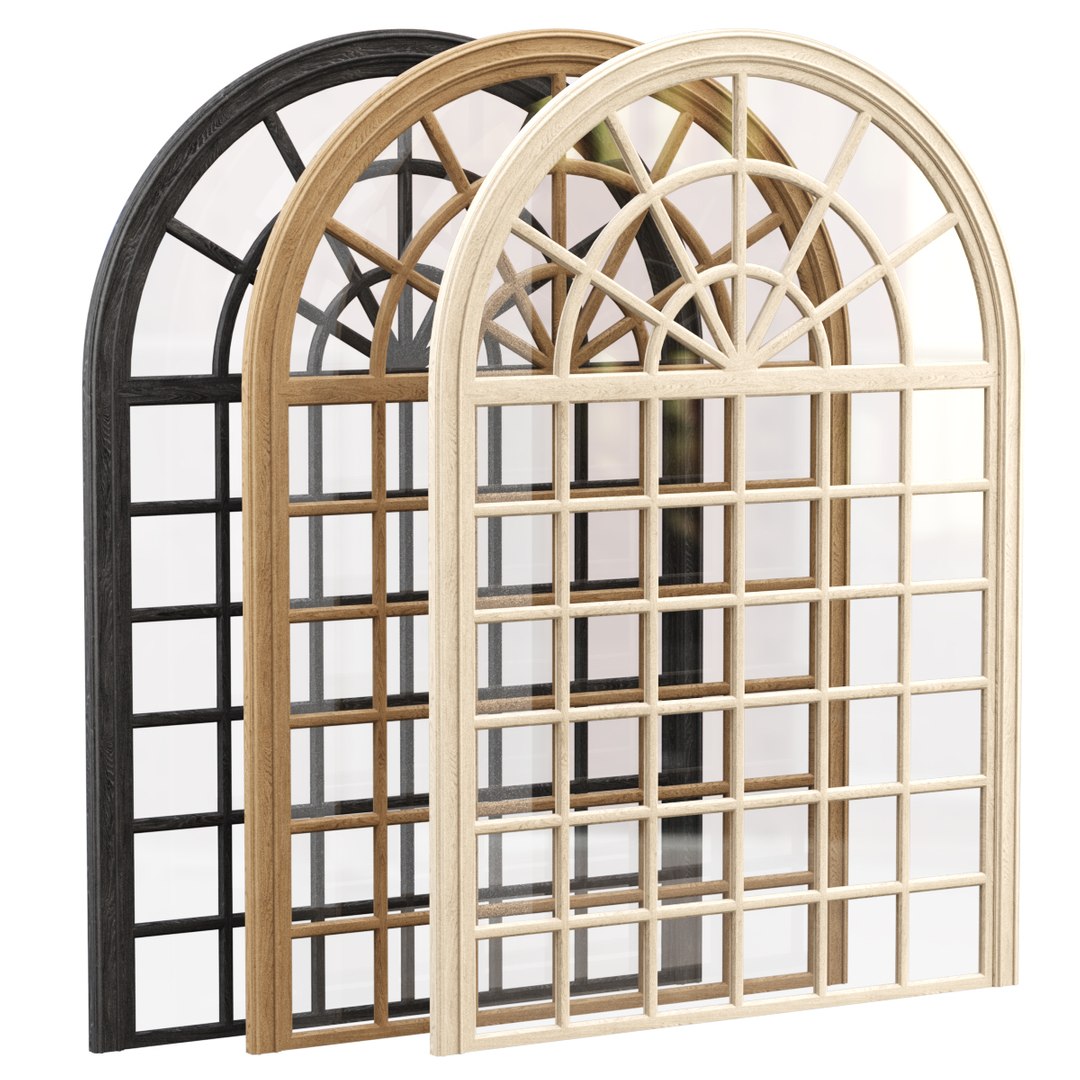 3D Arch Windows Model - TurboSquid 1723893