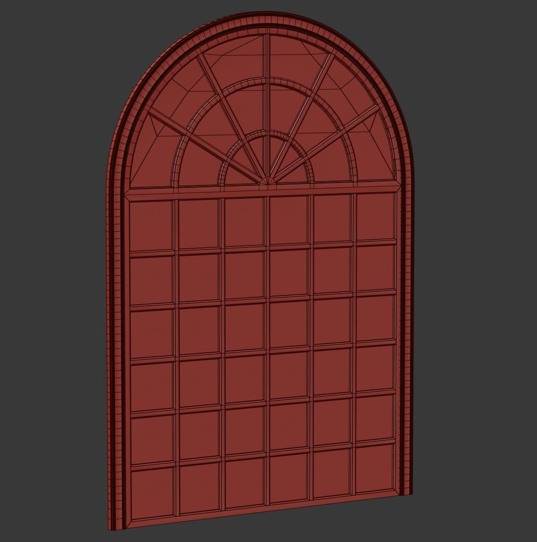 3D Arch Windows Model - TurboSquid 1723893