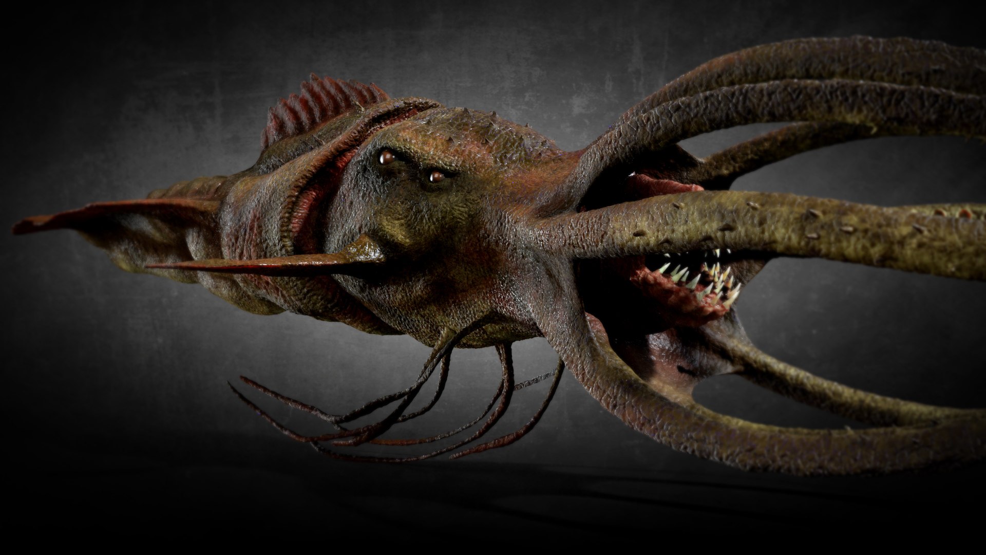 3D Model Kraken Sea Monster - TurboSquid 2063362