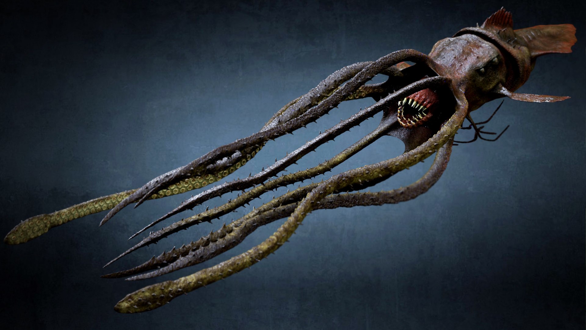 3D Model Kraken Sea Monster - TurboSquid 2063362