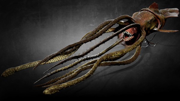 크라켄 바다 괴물 3D 모델 - TurboSquid 2063362