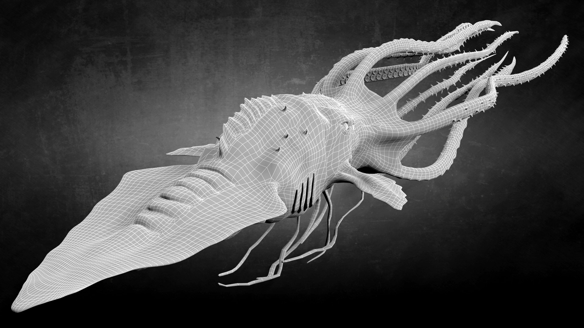 3D model Kraken Sea Monster - TurboSquid 2063362