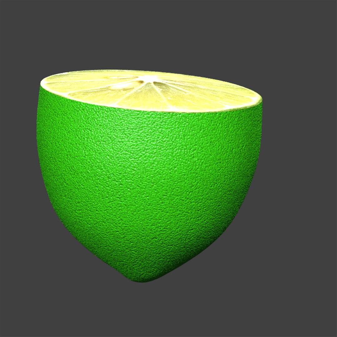 lemon slice 3d model