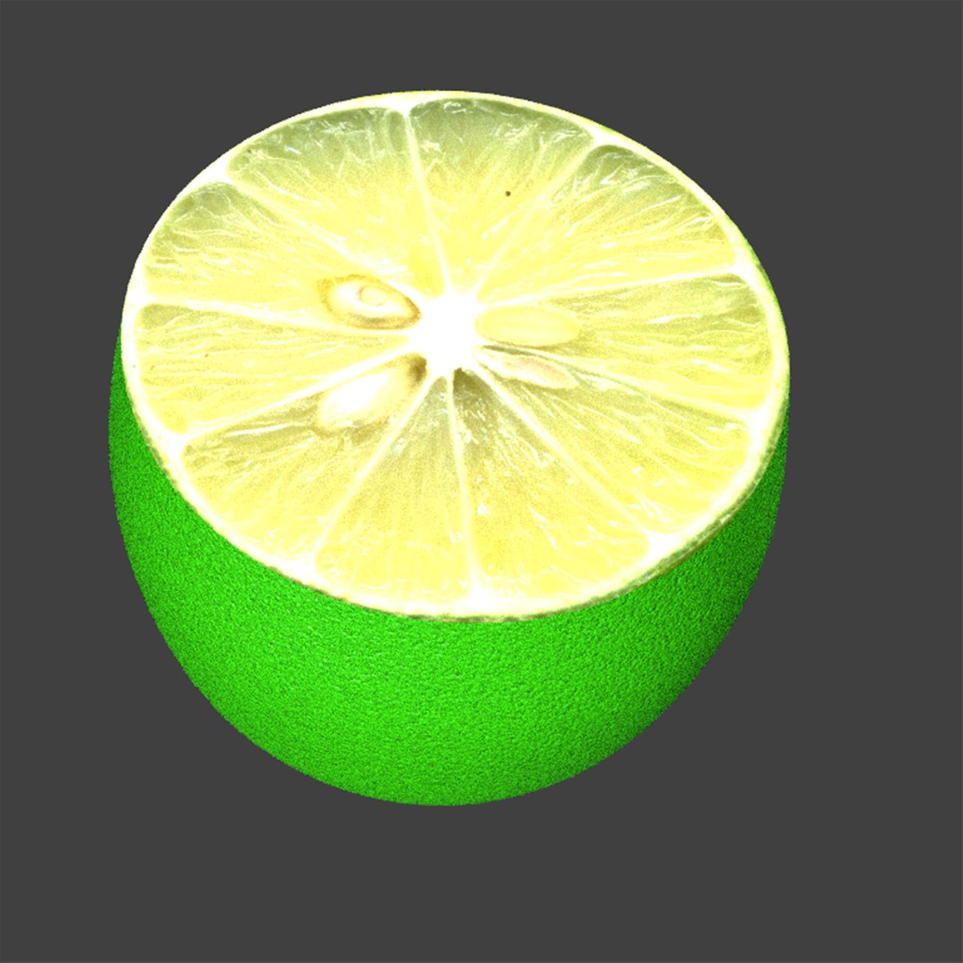 lemon slice 3d model