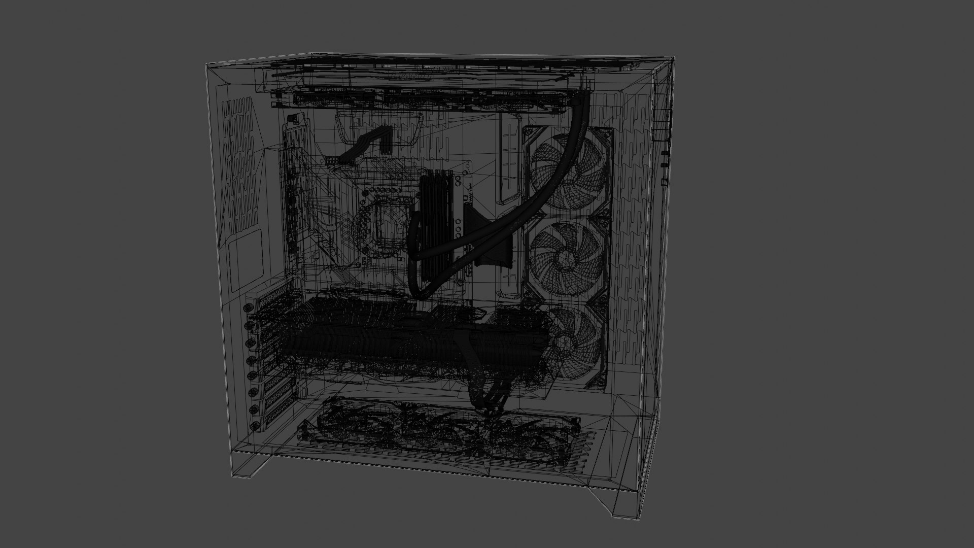 Gaming PC White With AIO And Rtx 4090 Model - TurboSquid 2210800