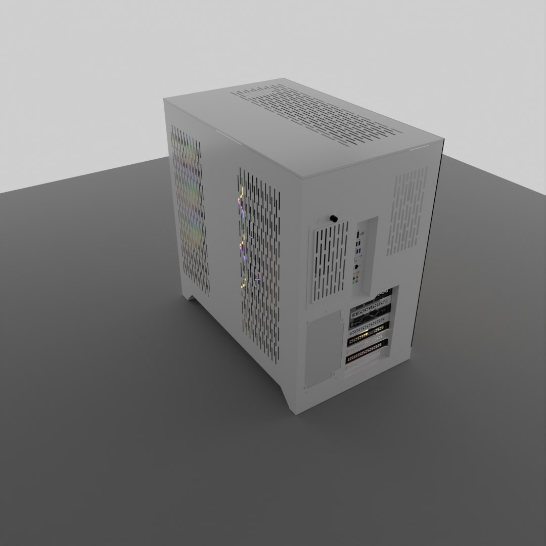 Gaming PC White With AIO And Rtx 4090 Model - TurboSquid 2210800