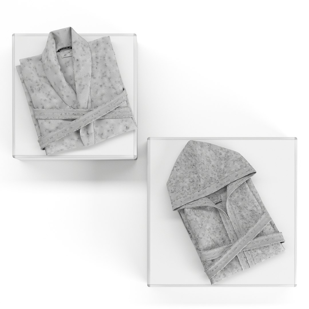 3D Bathrobe Laying Set 04 - TurboSquid 2001126