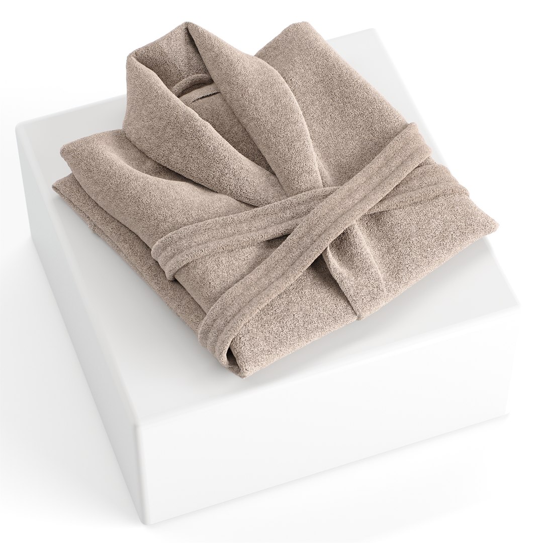 3D Bathrobe Laying Set 04 - TurboSquid 2001126