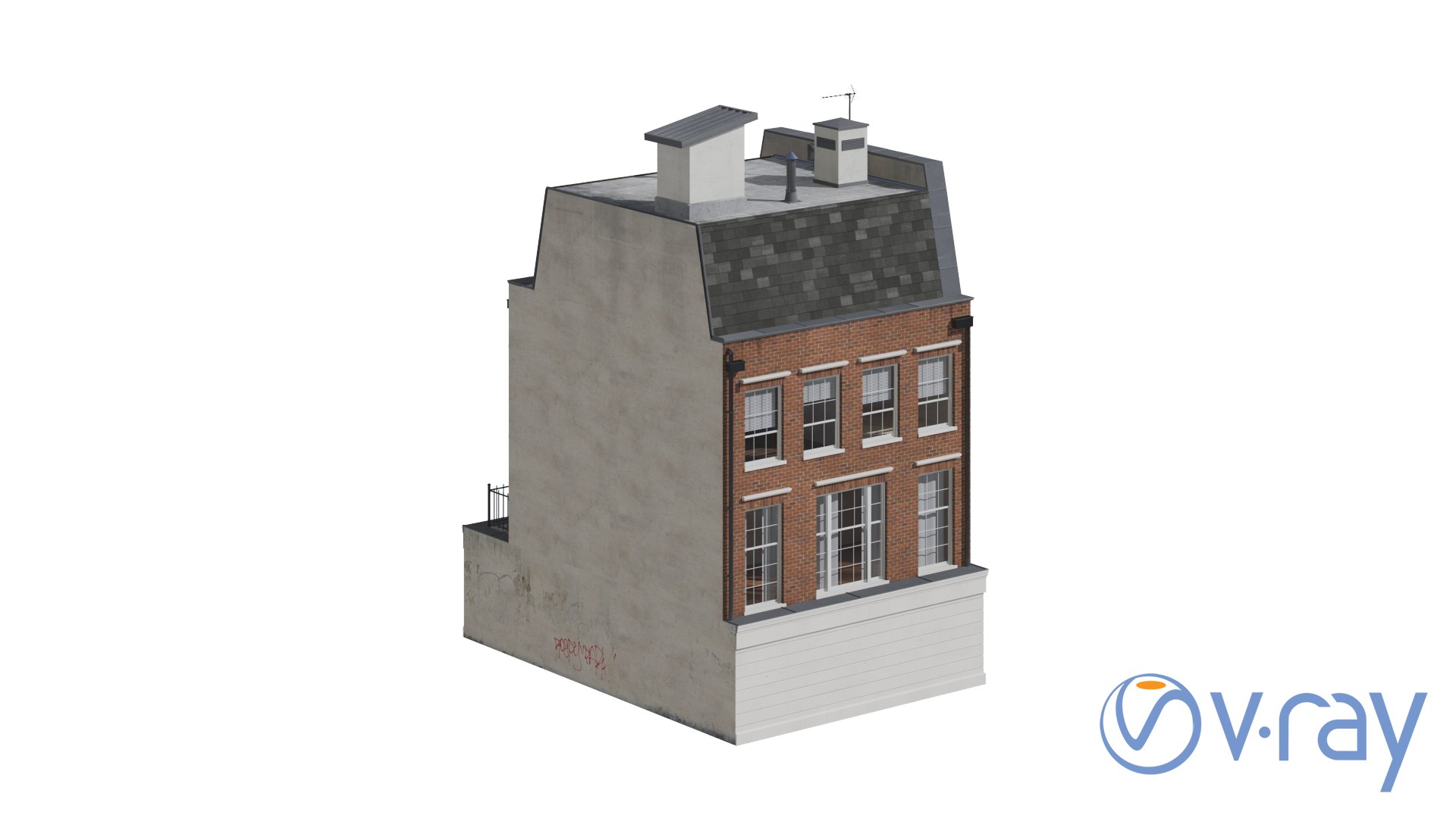3D England-building-52-modular Model - TurboSquid 2043085
