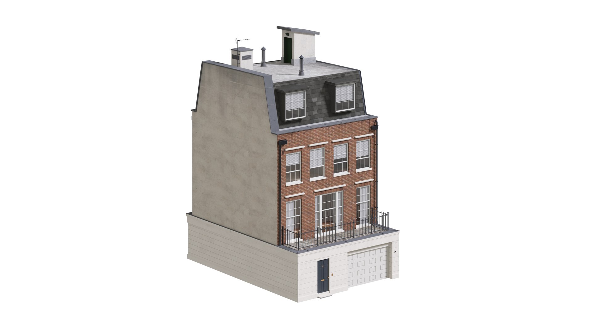 3D England-building-52-modular Model - TurboSquid 2043085