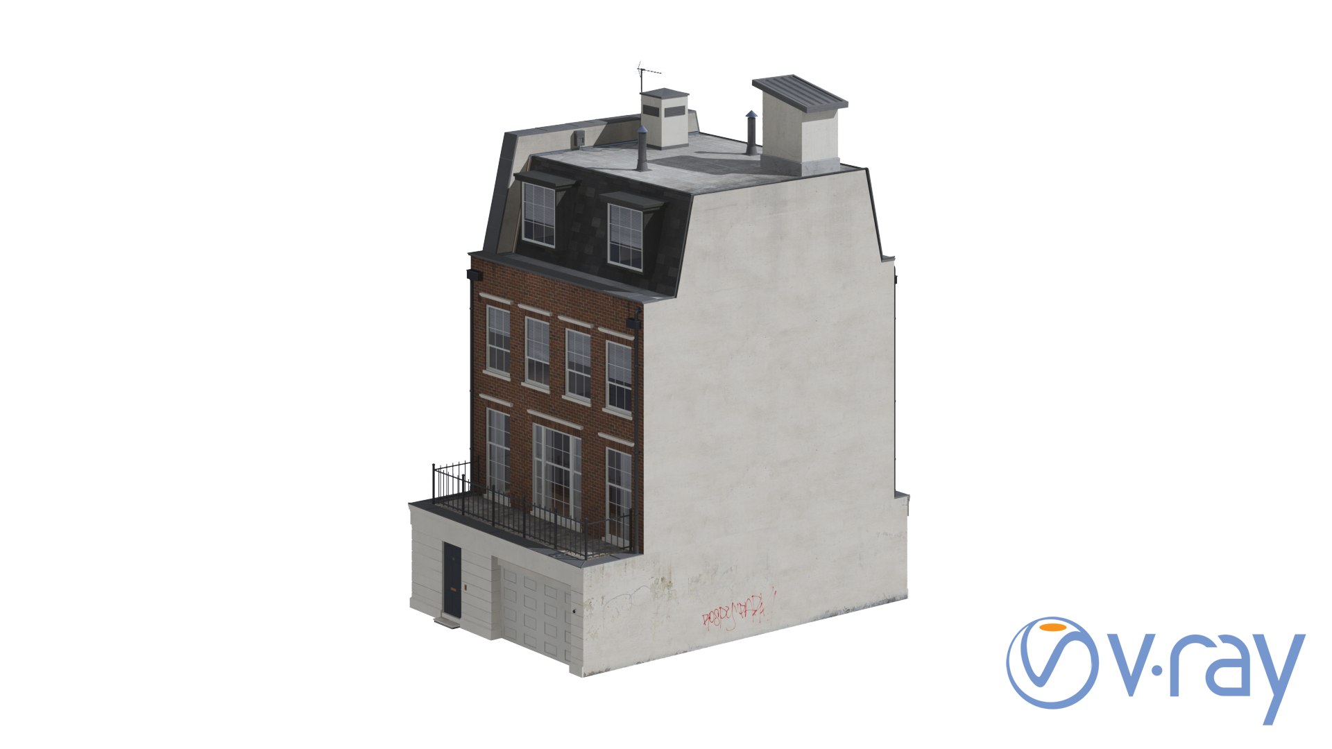 3D England-building-52-modular Model - TurboSquid 2043085