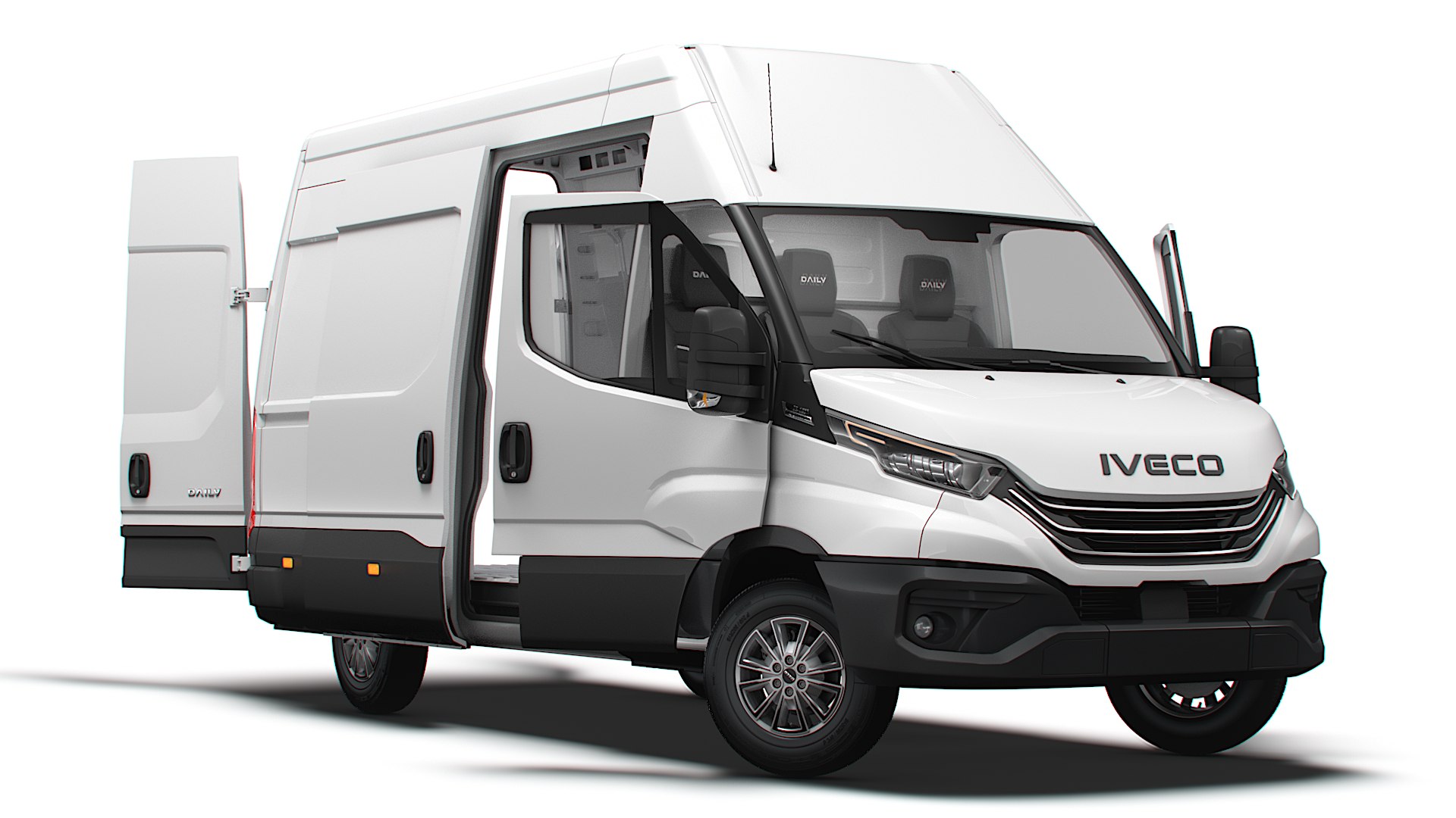 3D Iveco Daily Van L3H3 HQ Interior 2025 Model - TurboSquid 2295675