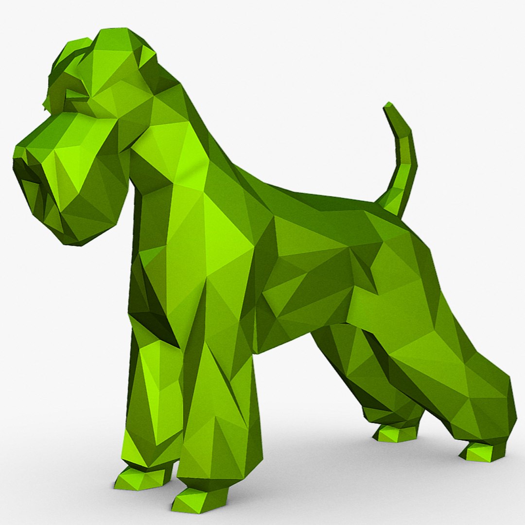 Schnauzer figure 3D model - TurboSquid 1975770