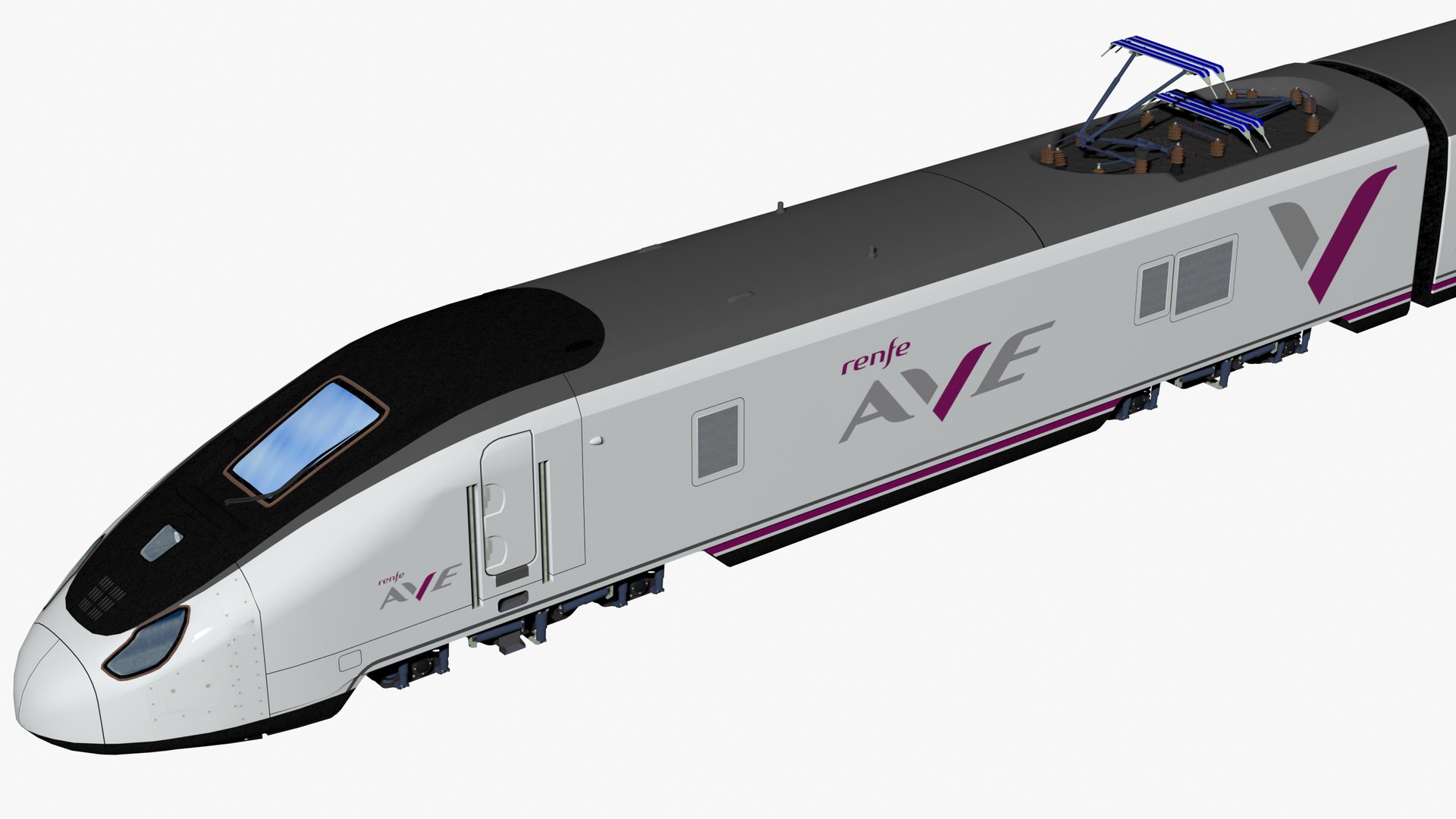 3D Talgo Avril - Renfe Avlo Class 106 Ave - Spanish High Speed ...