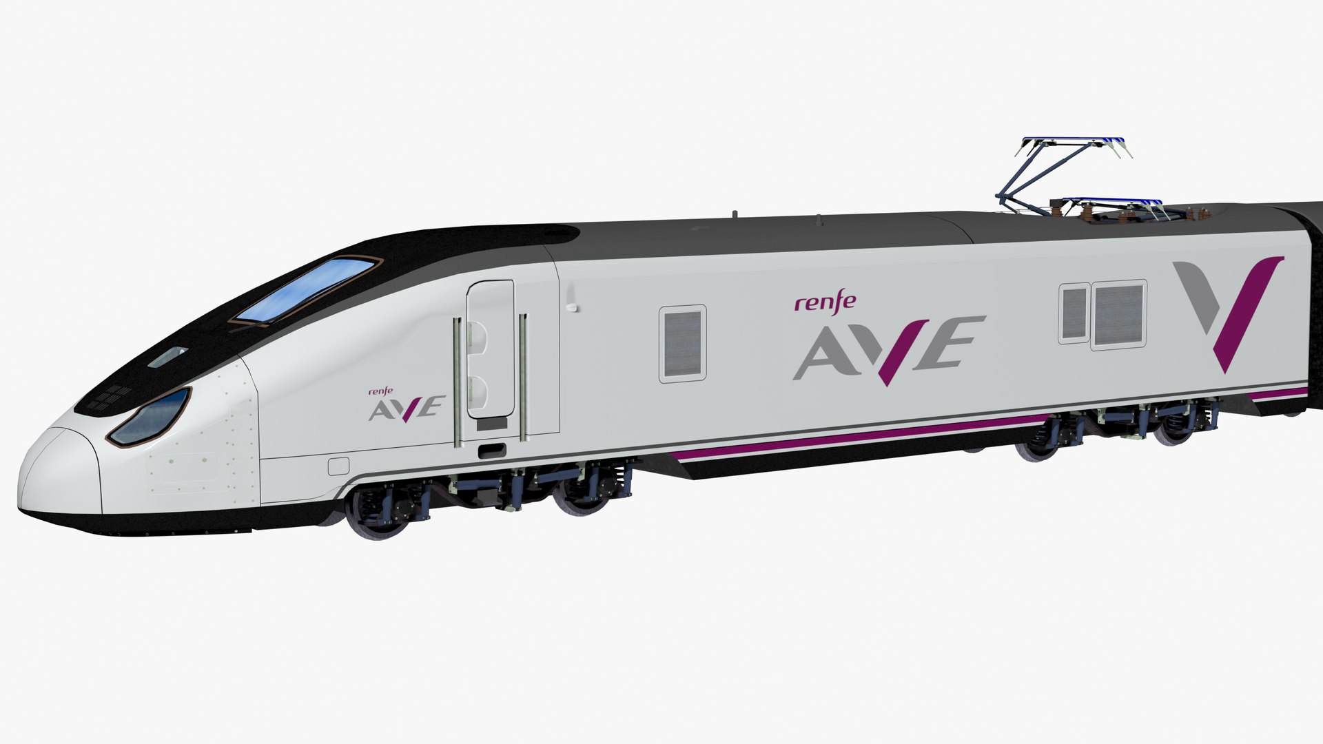 3D Talgo Avril - Renfe Avlo Class 106 Ave - Spanish High Speed ...