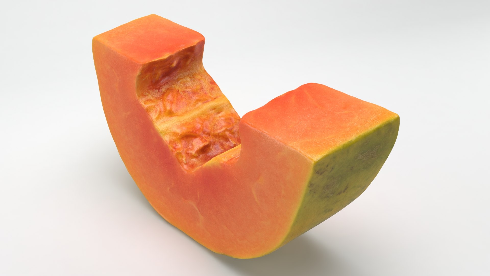 Papaya Slice Without Seeds 3D - TurboSquid 1736728