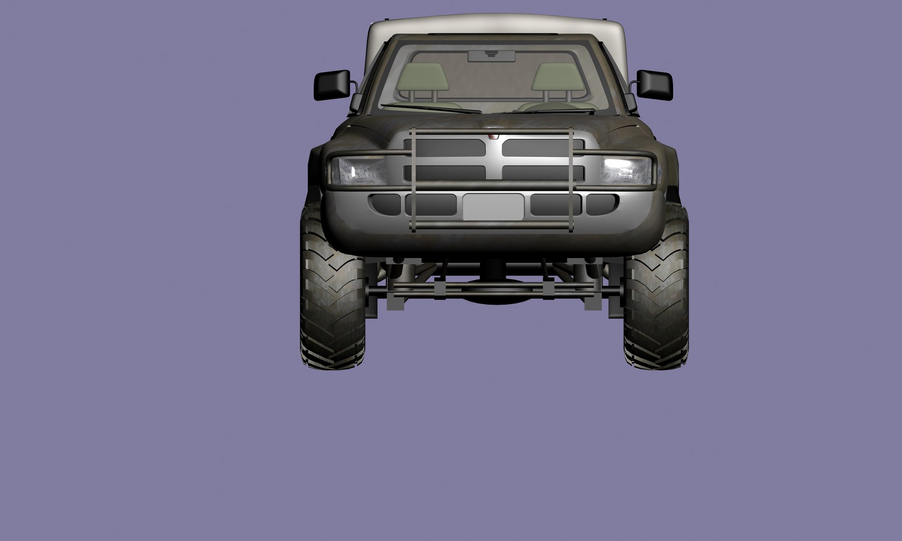 3D model dodge ram army - TurboSquid 1261114