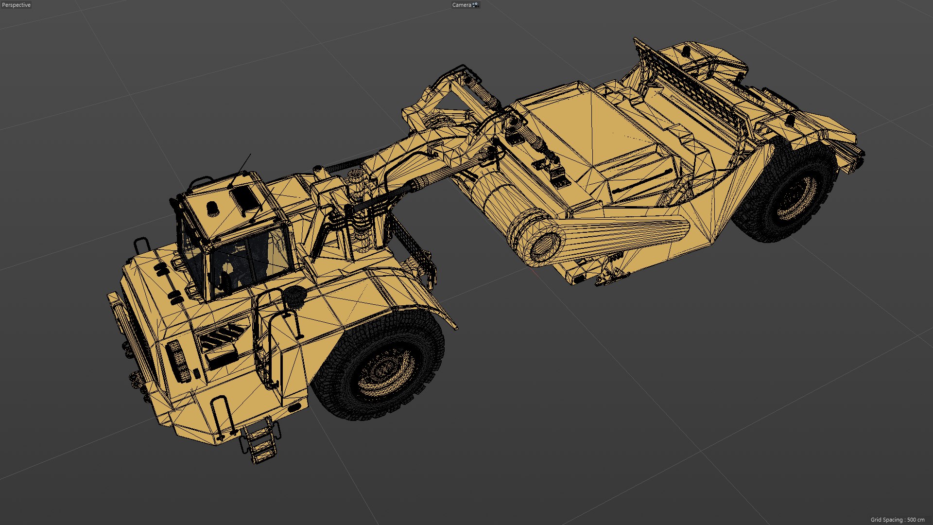 Wheel Tractor-scraper Model - TurboSquid 1947157