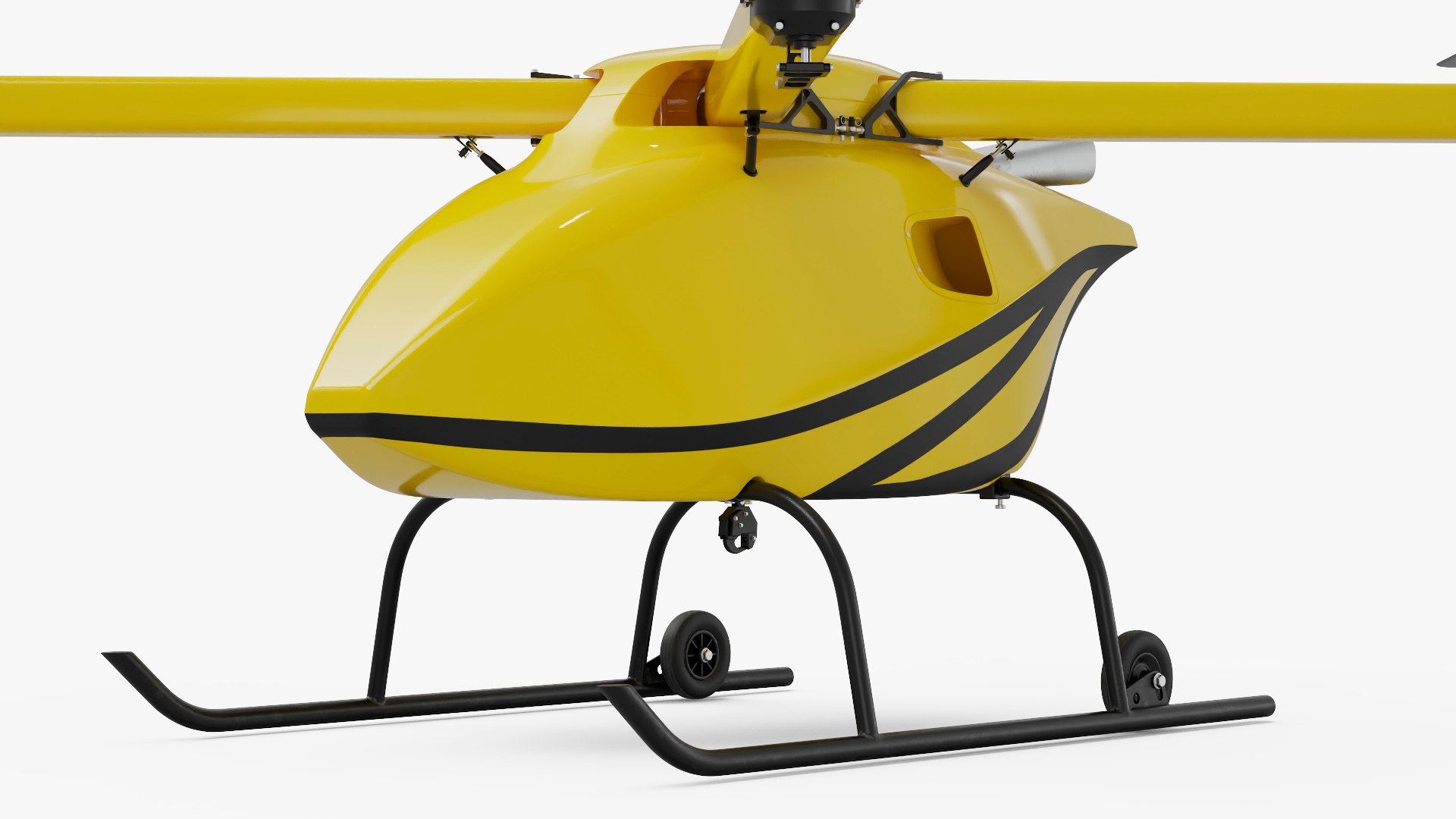 Offshore Cargo Delivery UAV With Hook Rigged For Cinema 4D 3D ...