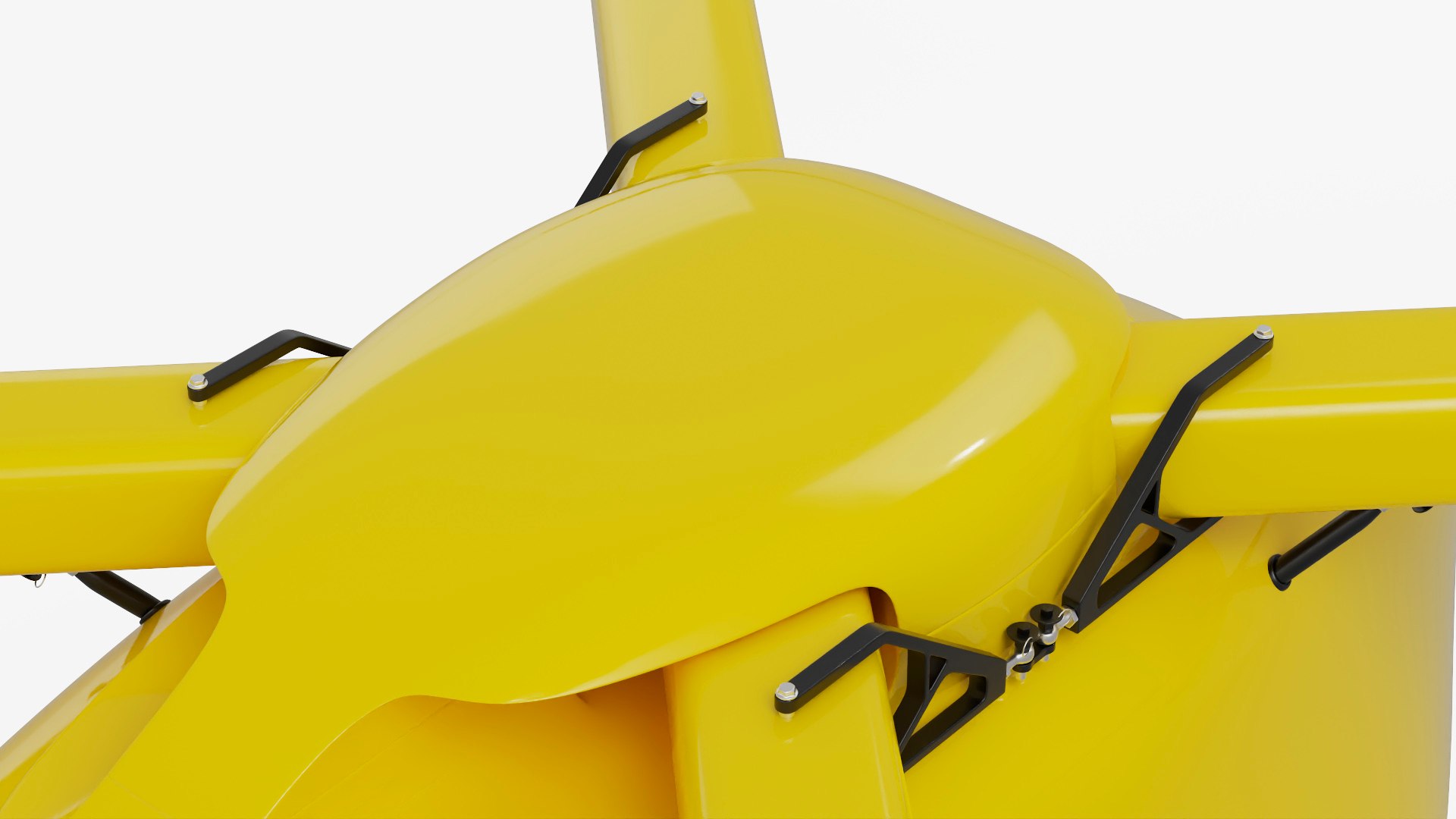 Offshore Cargo Delivery UAV With Hook Rigged For Cinema 4D 3D ...