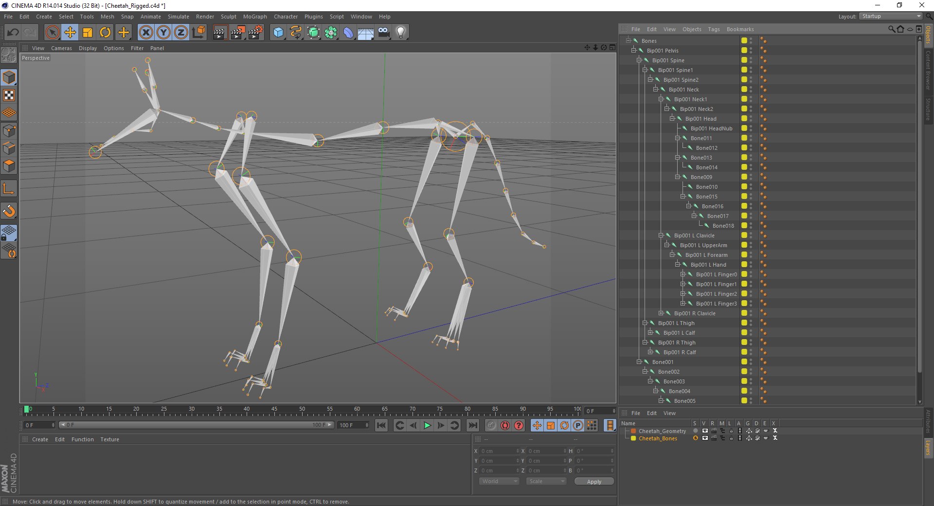 3D Cheetah Rigged - TurboSquid 1479187