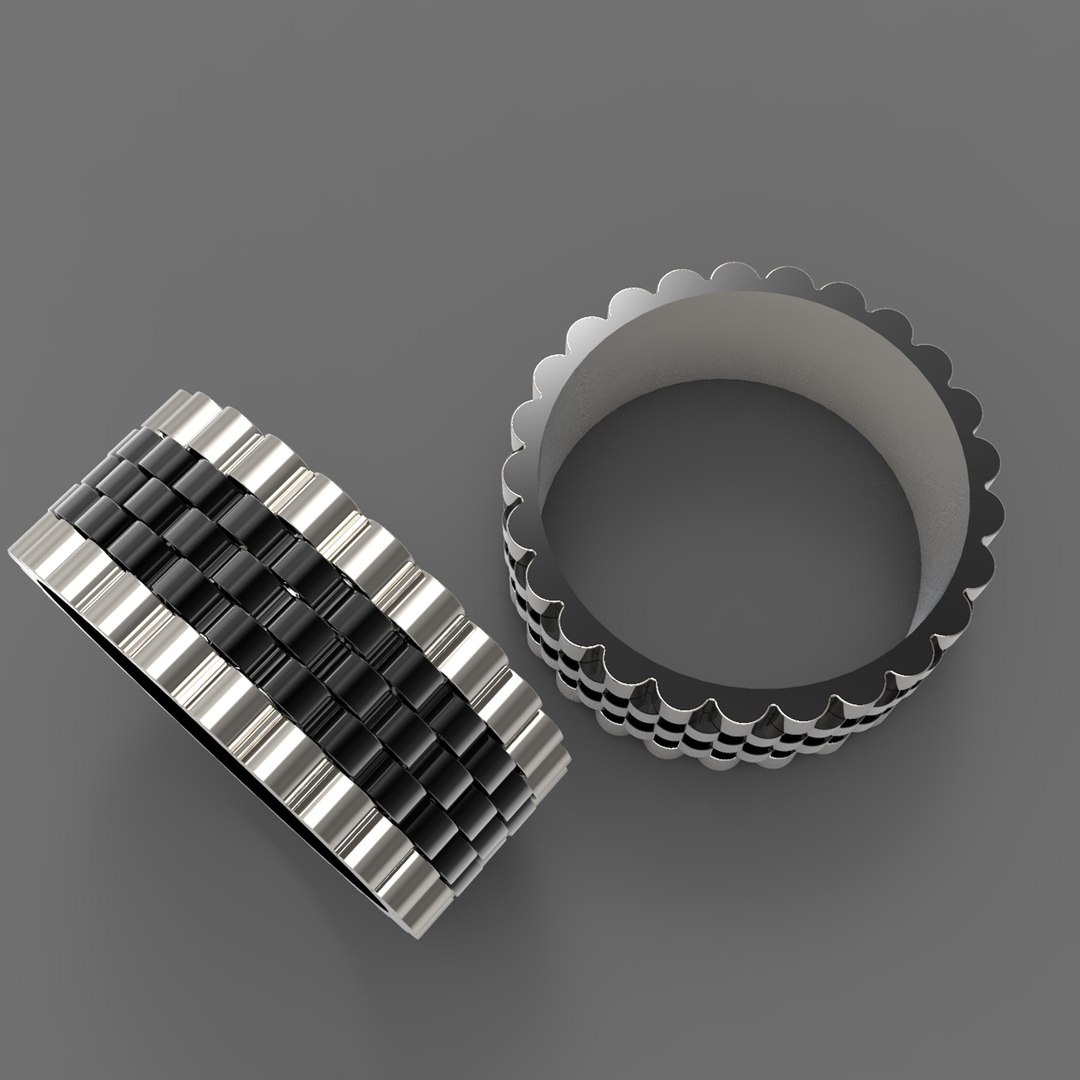 3D Double Snap Ring model - TurboSquid 1853055