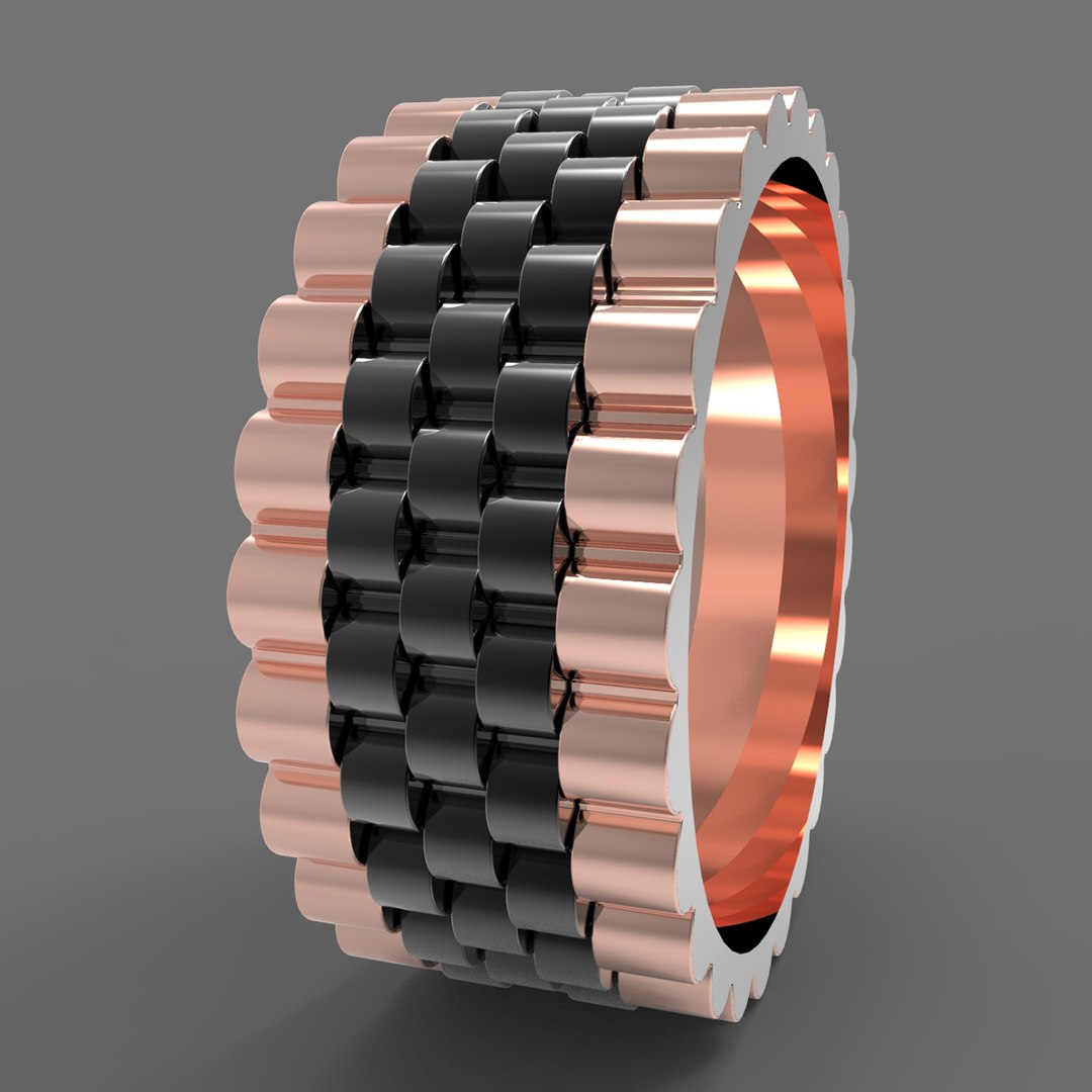 3D Double Snap Ring model - TurboSquid 1853055