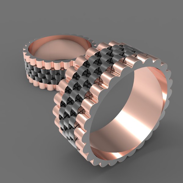 3D Double Snap Ring model - TurboSquid 1853055