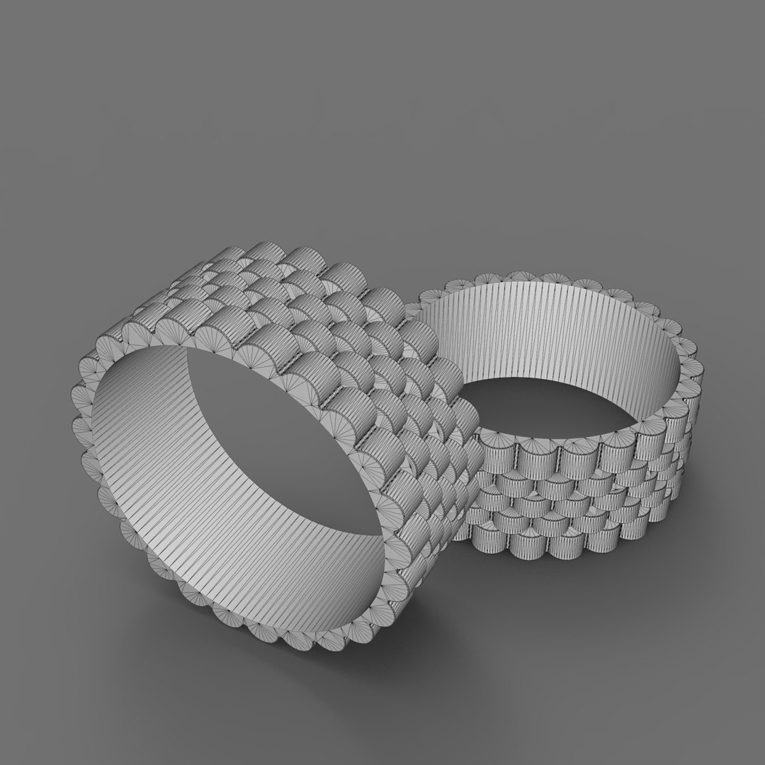 3D Double Snap Ring model - TurboSquid 1853055