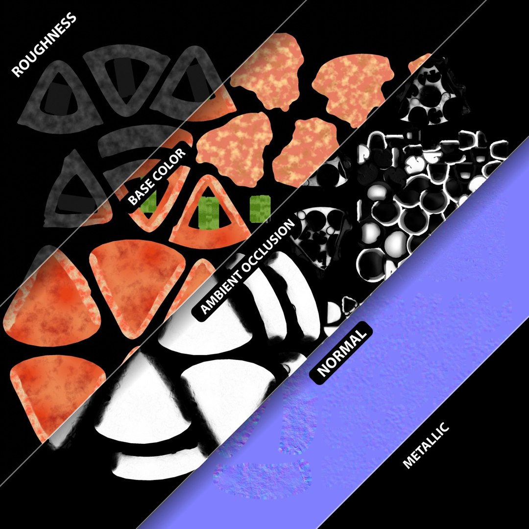 Pizza PBR 3D Model - TurboSquid 2313269