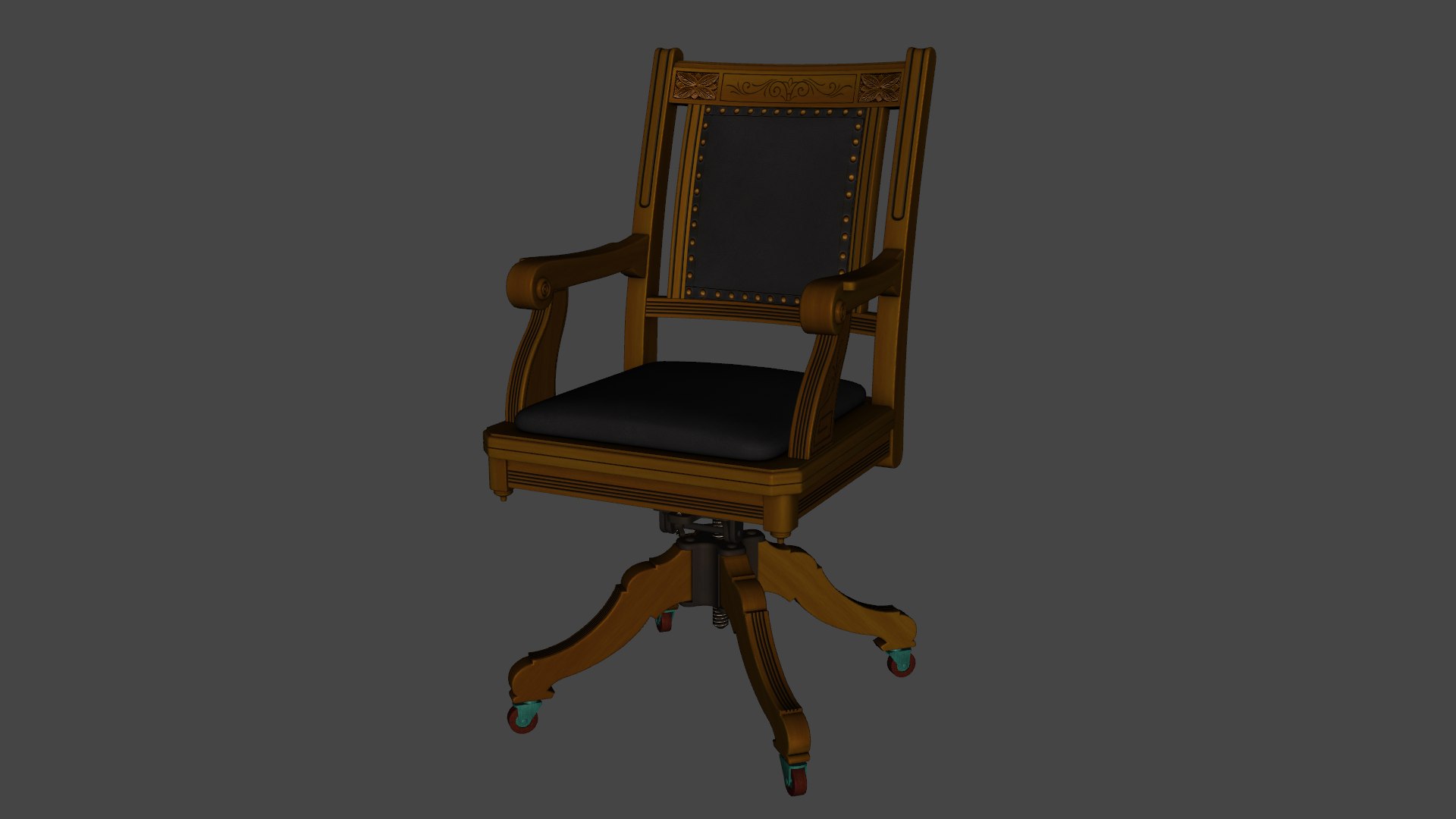 3D Victorian Chair Low-poly 3D Model Model - TurboSquid 2372352