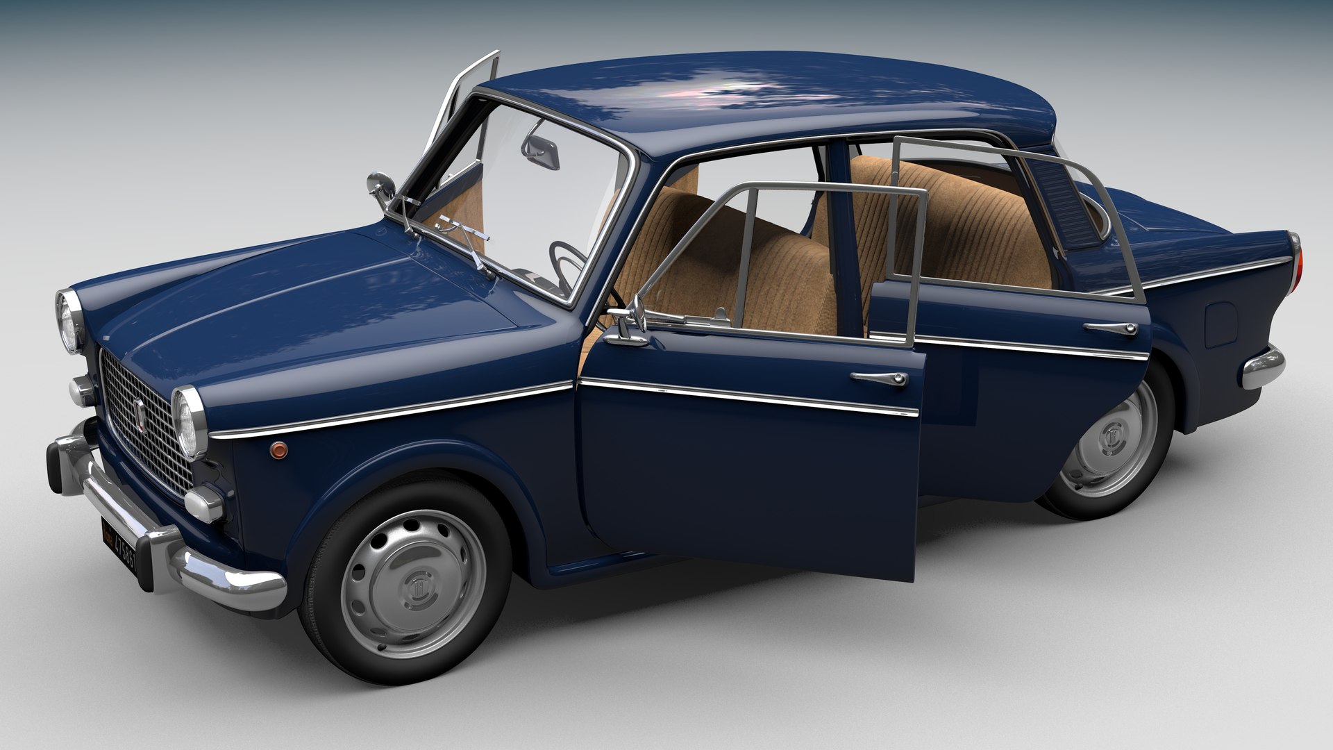 Fiat 1100D 1964 3D Model - TurboSquid 2017874