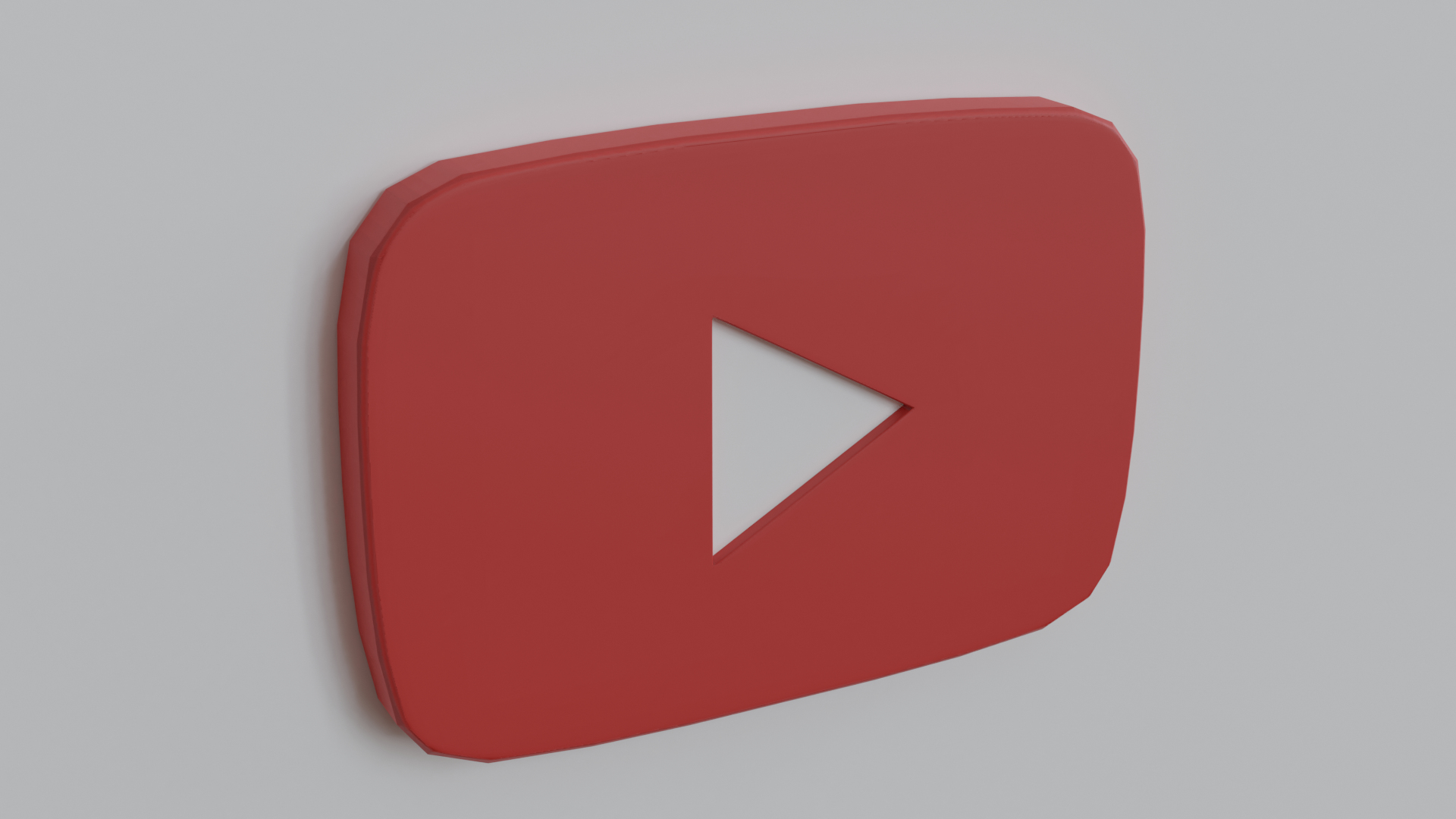 Youtube logo 3D model - TurboSquid 1709111