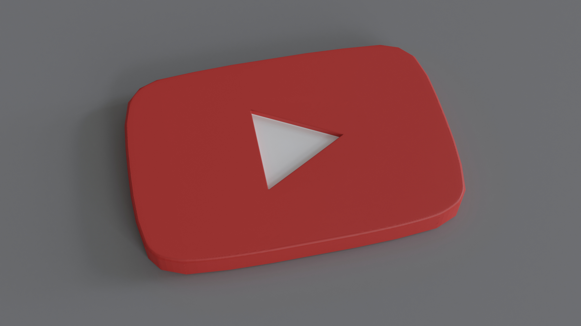 Youtube logo 3D model - TurboSquid 1709111