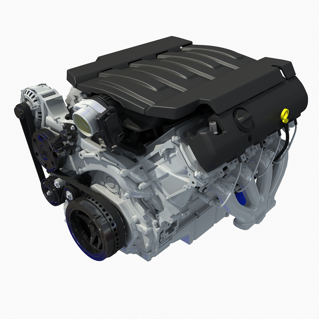 3D V8 Engine Version - TurboSquid 1350803