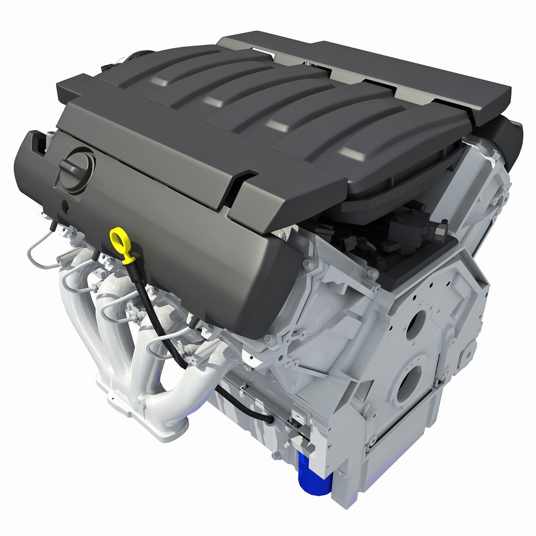 3D V8 Engine Version - TurboSquid 1350803