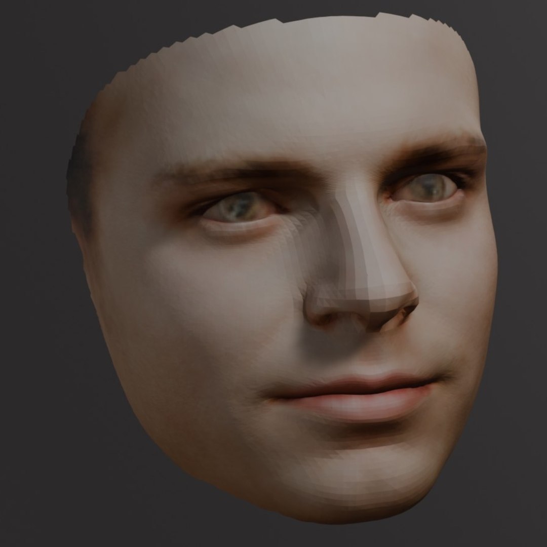PopFace BaseMesh - Sebastian Stan 3D Model - TurboSquid 2254205