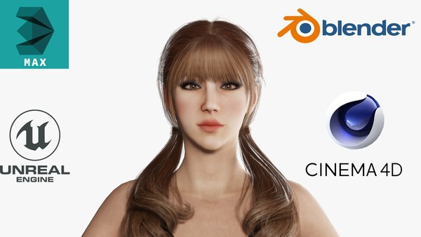 Feminino Rigged Modelo 3D - TurboSquid 1809715