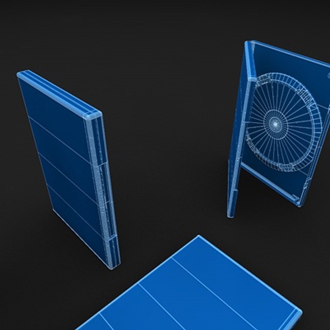 3d Model Of Dvd Case