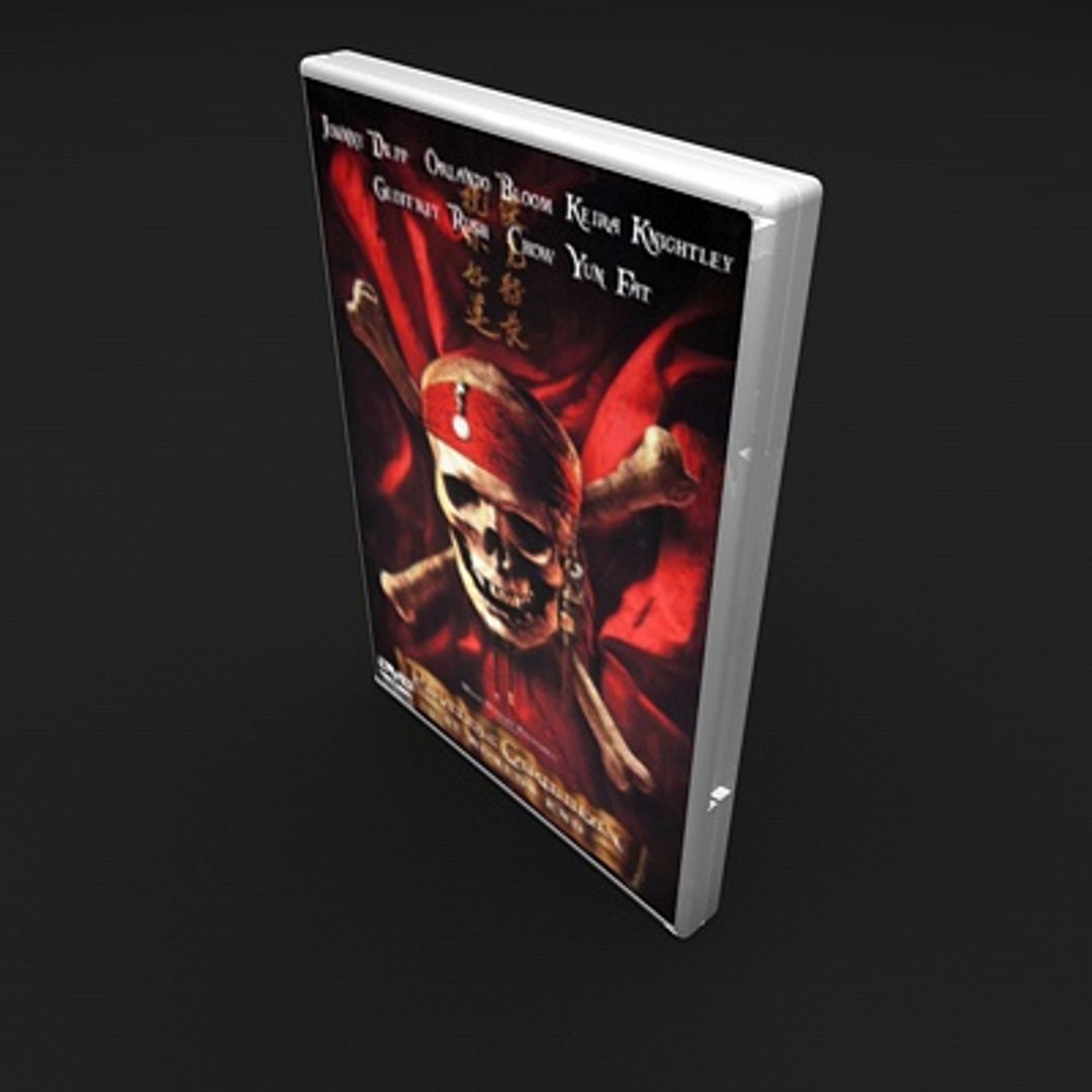 3d Model Of Dvd Case