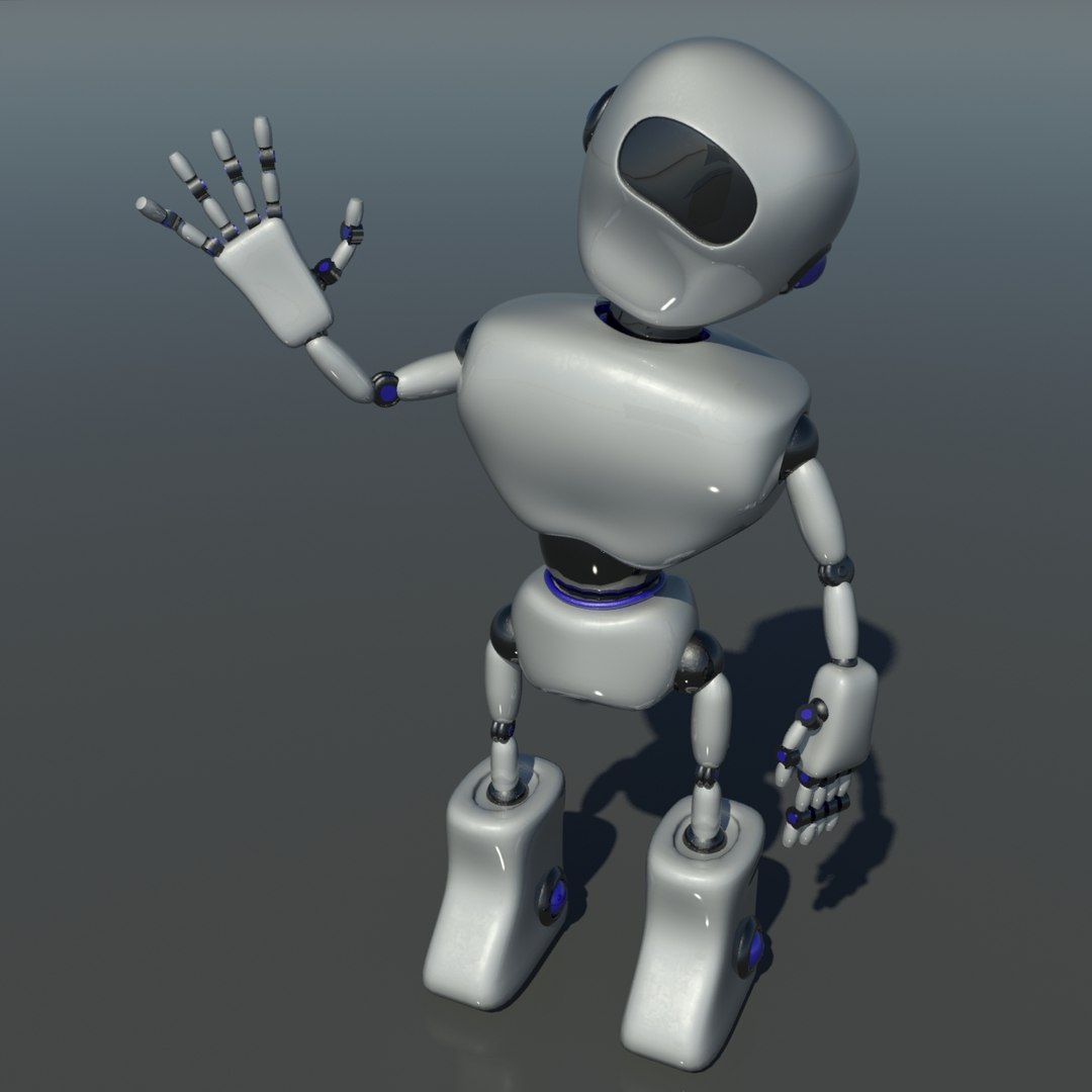 3d robot animation